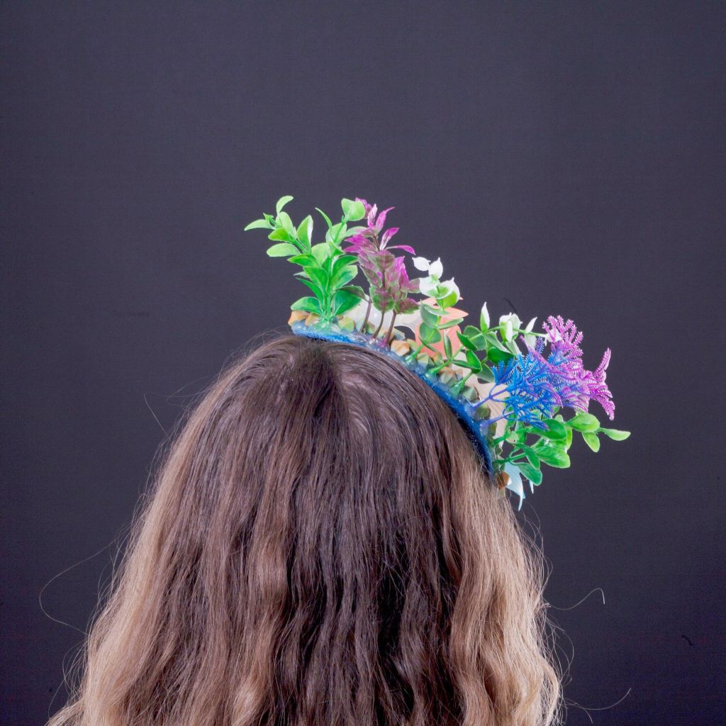 Mermaid Fascinator with Glow in the Dark Fish - theheadonista